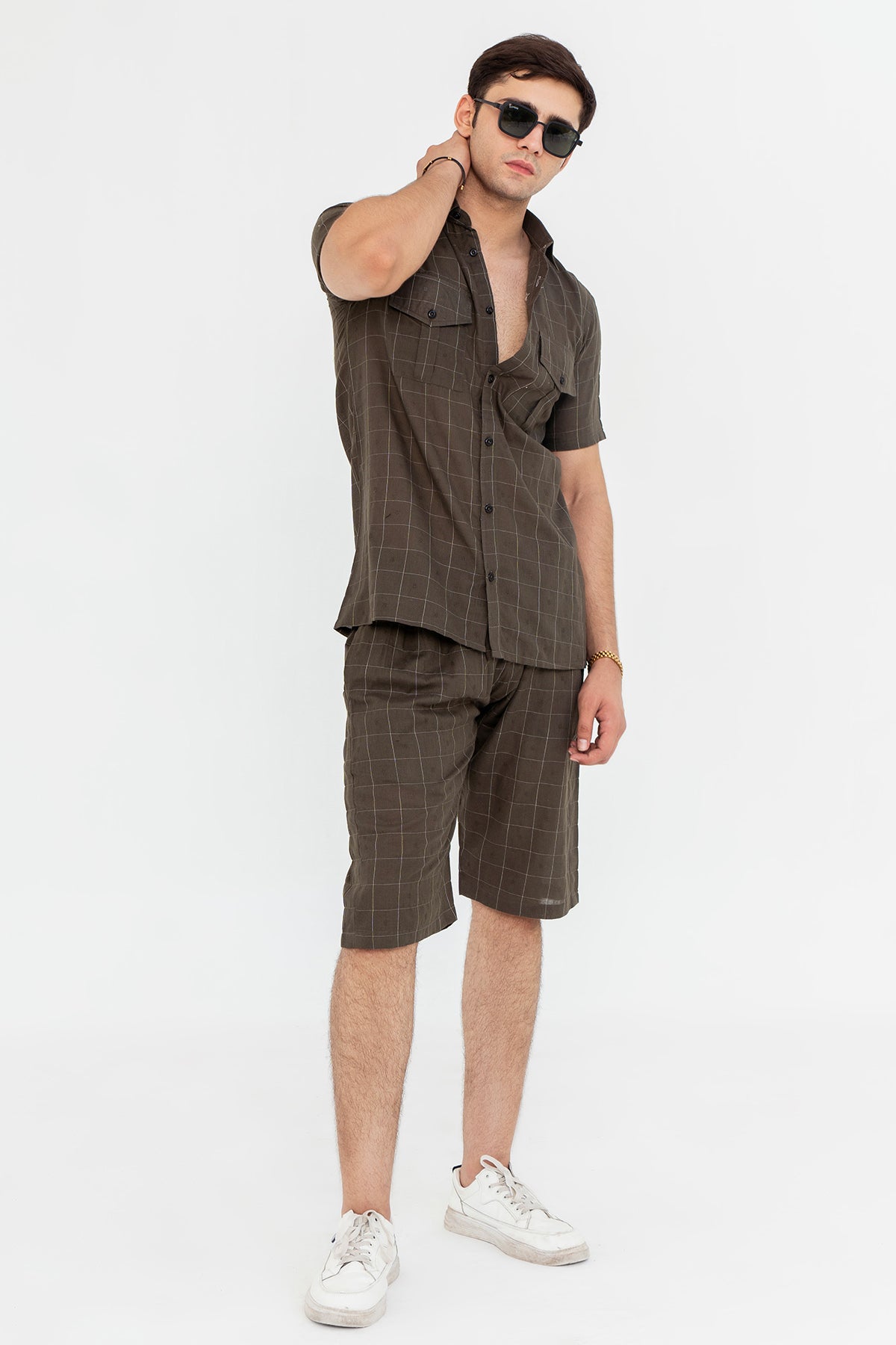 SIGNATURE STRIPE SHORTS SET– M4Men
